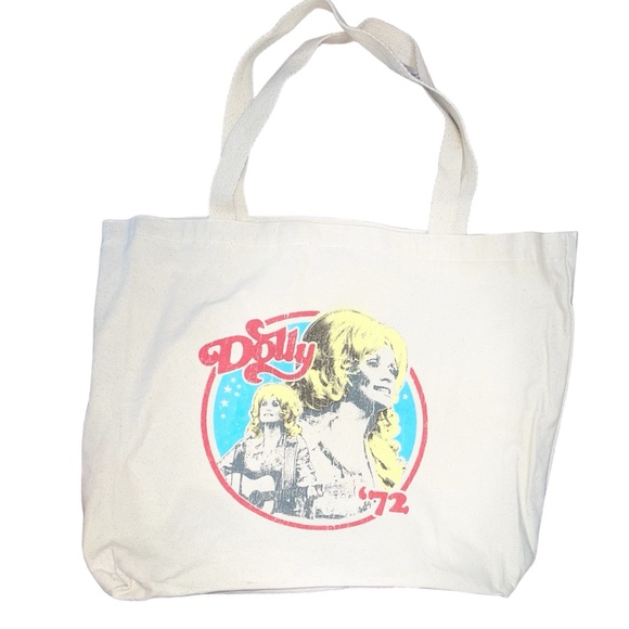 dolly parton | Bags | Dolly Parton Dolly 72 Reusable Canvas Tote Nwot ...